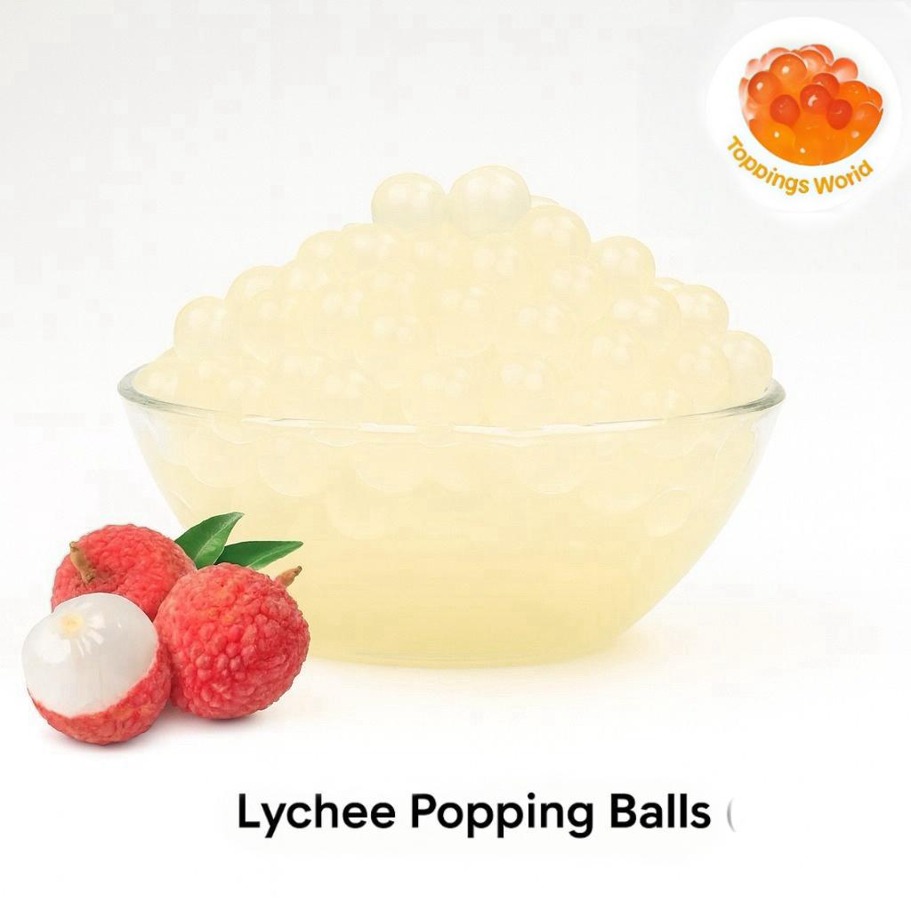 Lychee Popping Boba(3.2kg) – Toppings World