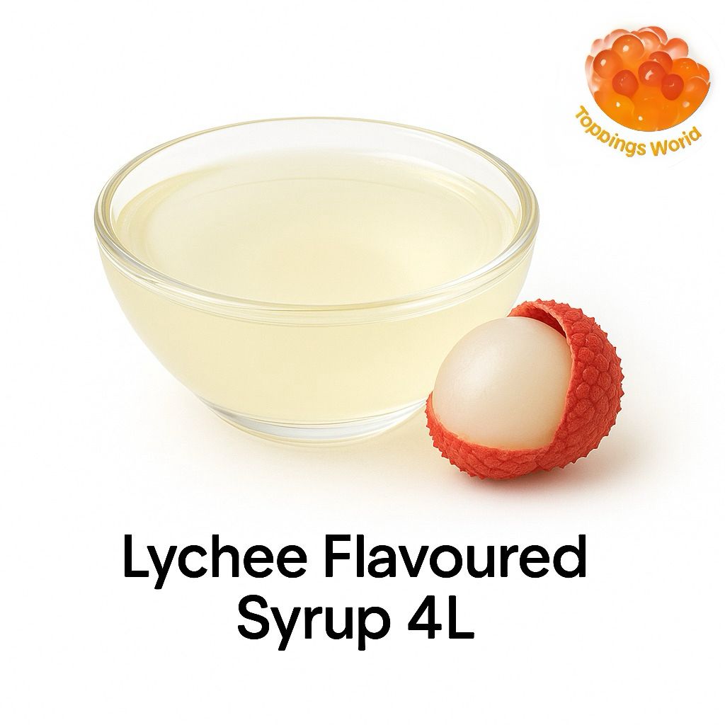 Lychee Flavoured Syrup (4L) – Toppings World